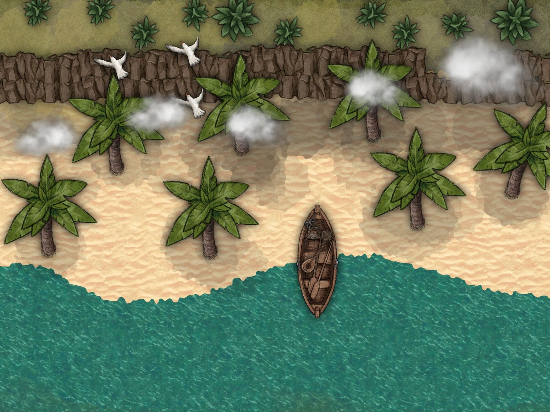 Island beach | Inkarnate - Create Fantasy Maps Online