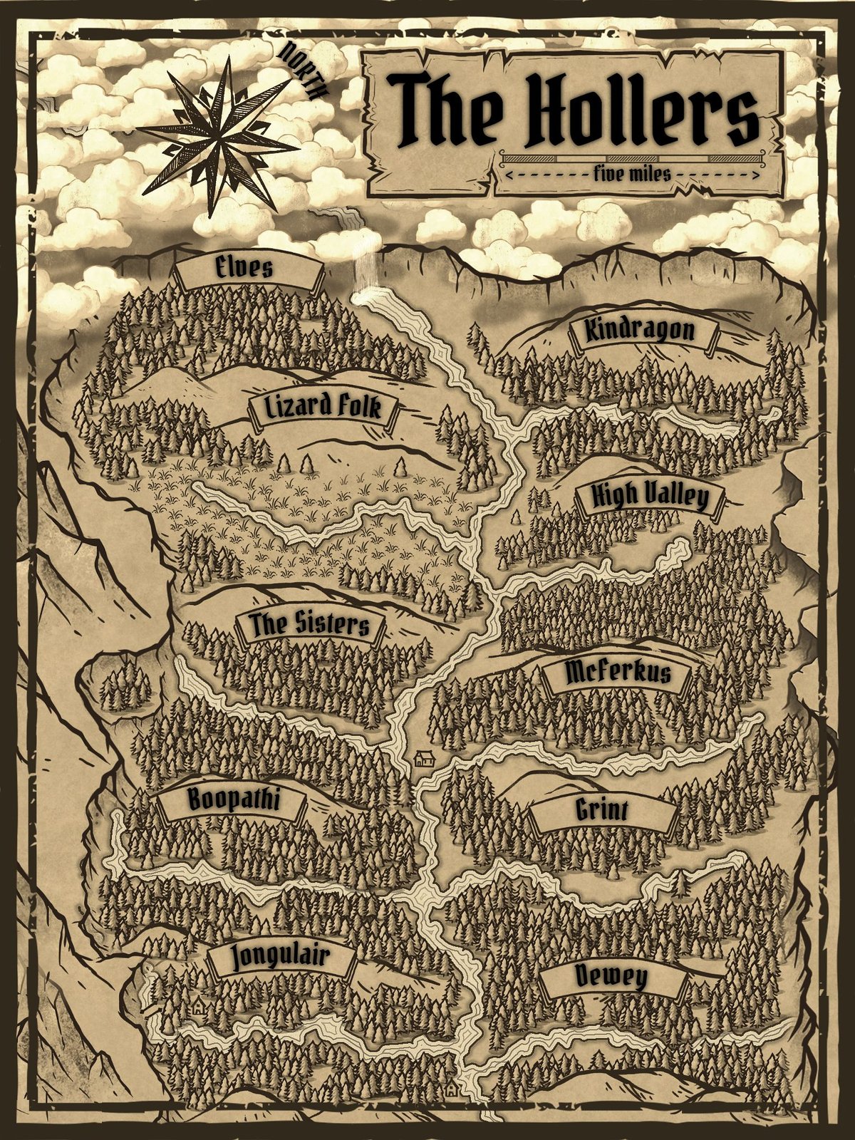 The Hollers | Inkarnate - Create Fantasy Maps Online
