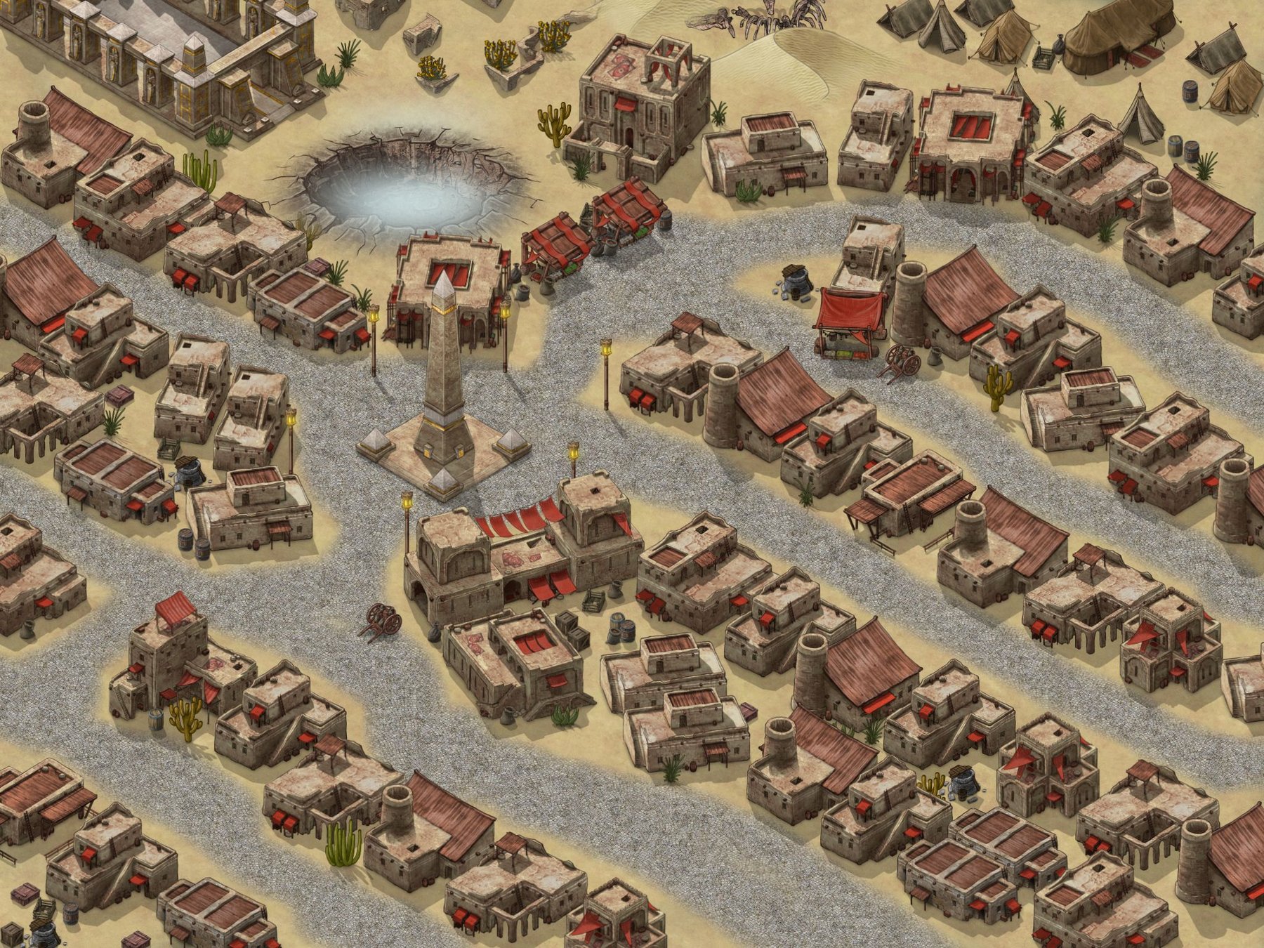 Desert City | Inkarnate - Create Fantasy Maps Online