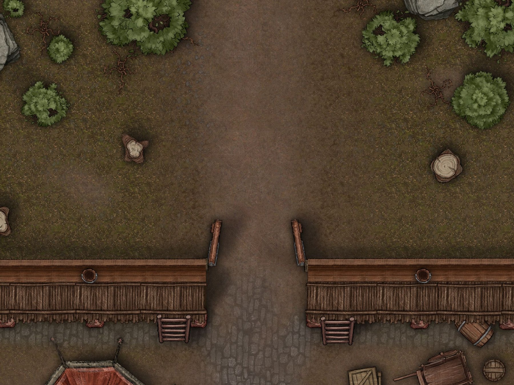 Village Gate - Open | Inkarnate - Create Fantasy Maps Online