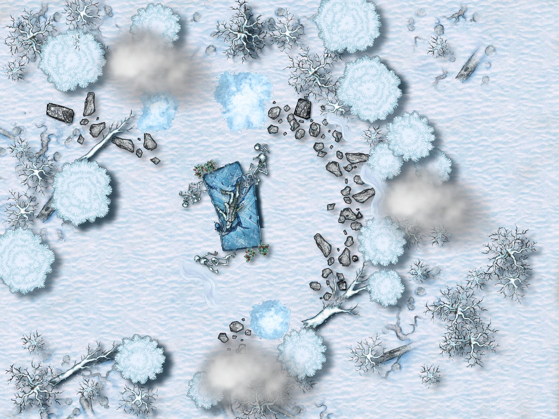 The Frozen Altar | Inkarnate - Create Fantasy Maps Online