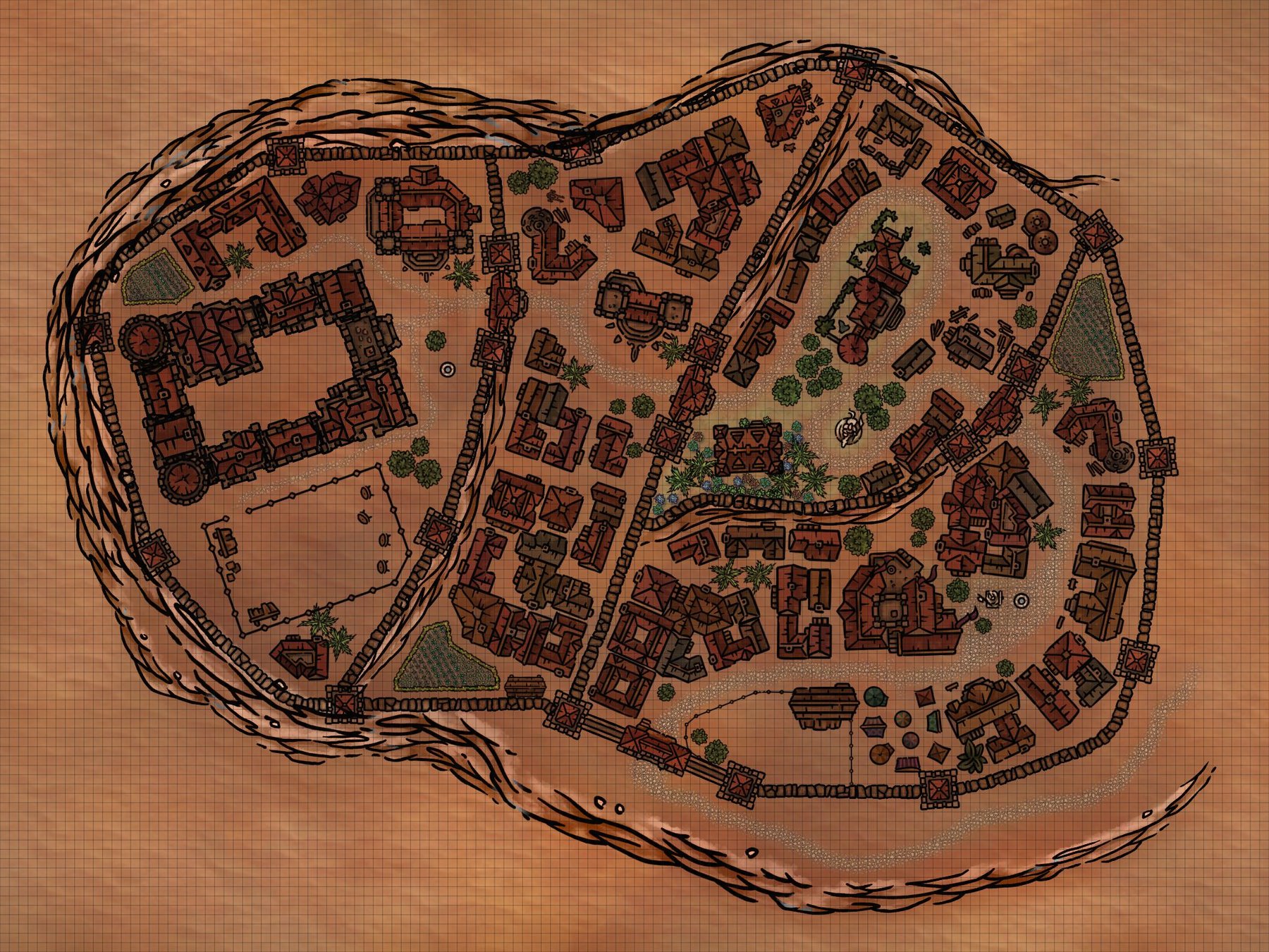 Fort Daqir | Inkarnate - Create Fantasy Maps Online