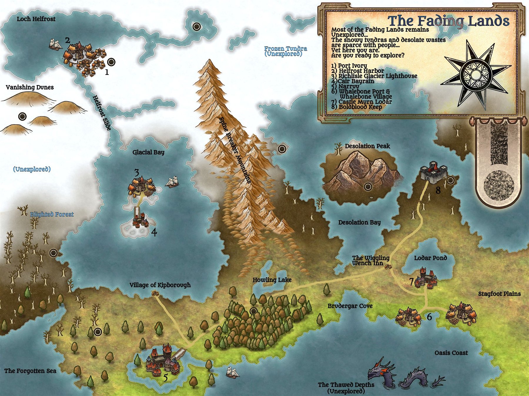 The Fading Lands | Inkarnate - Create Fantasy Maps Online