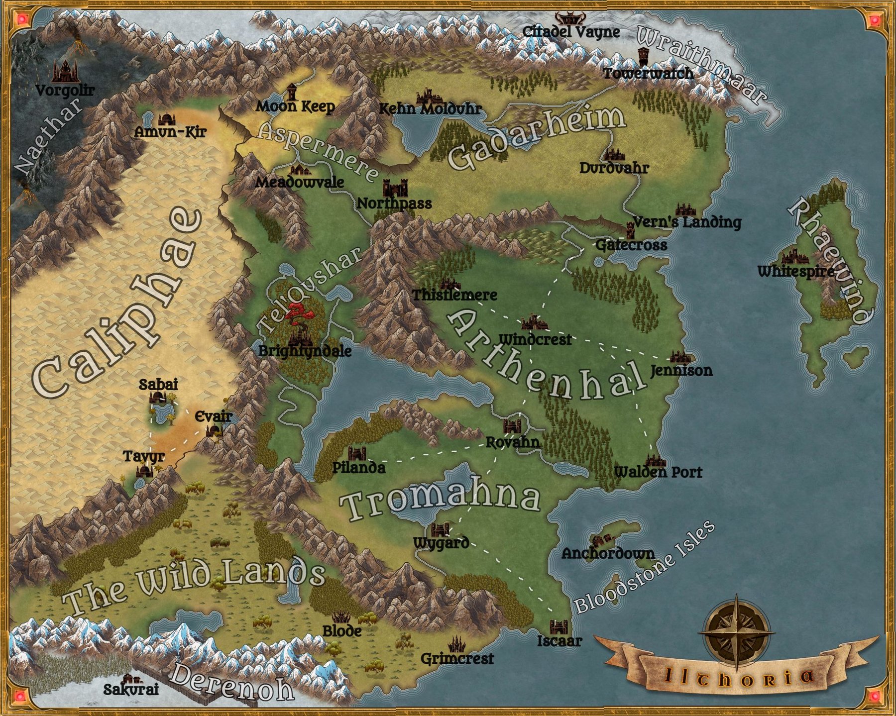 Illthoria Full | Inkarnate - Create Fantasy Maps Online
