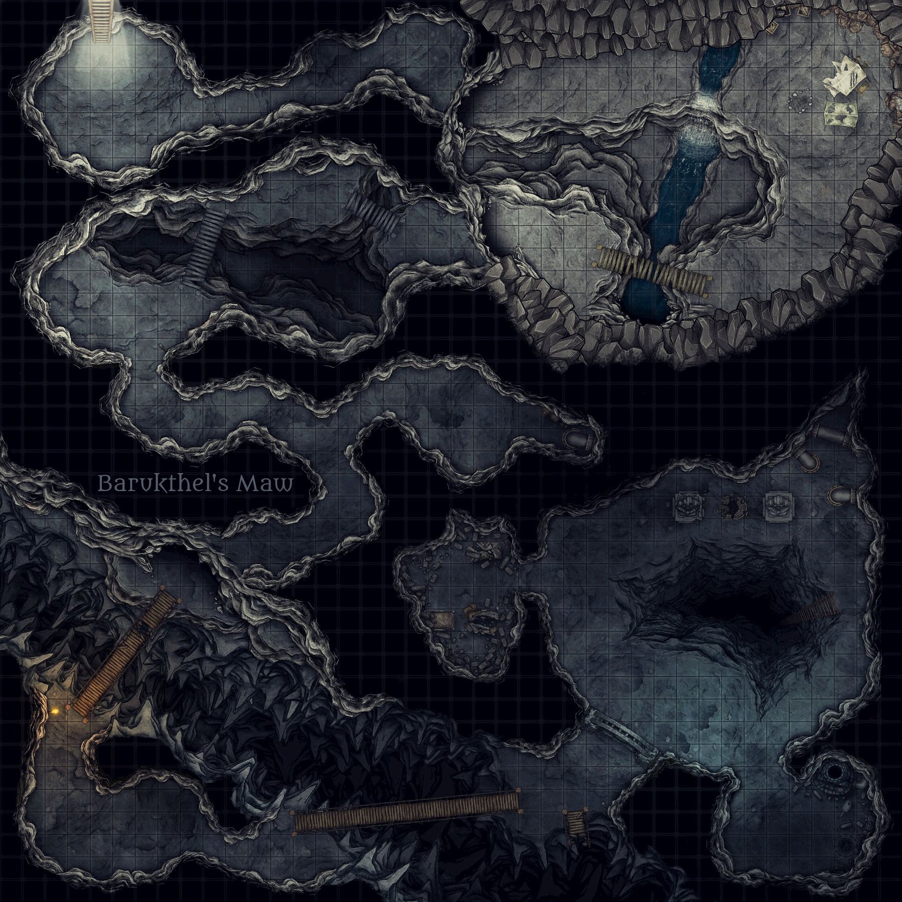 Barukthel's Maw Caves | Inkarnate - Create Fantasy Maps Online