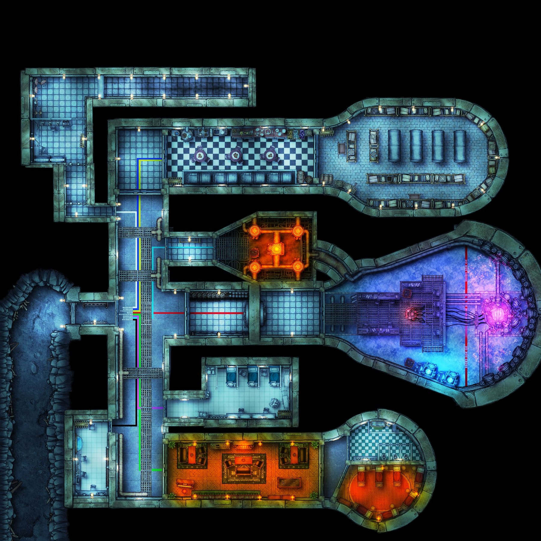 Advanced Underground Lab | Inkarnate - Create Fantasy Maps Online