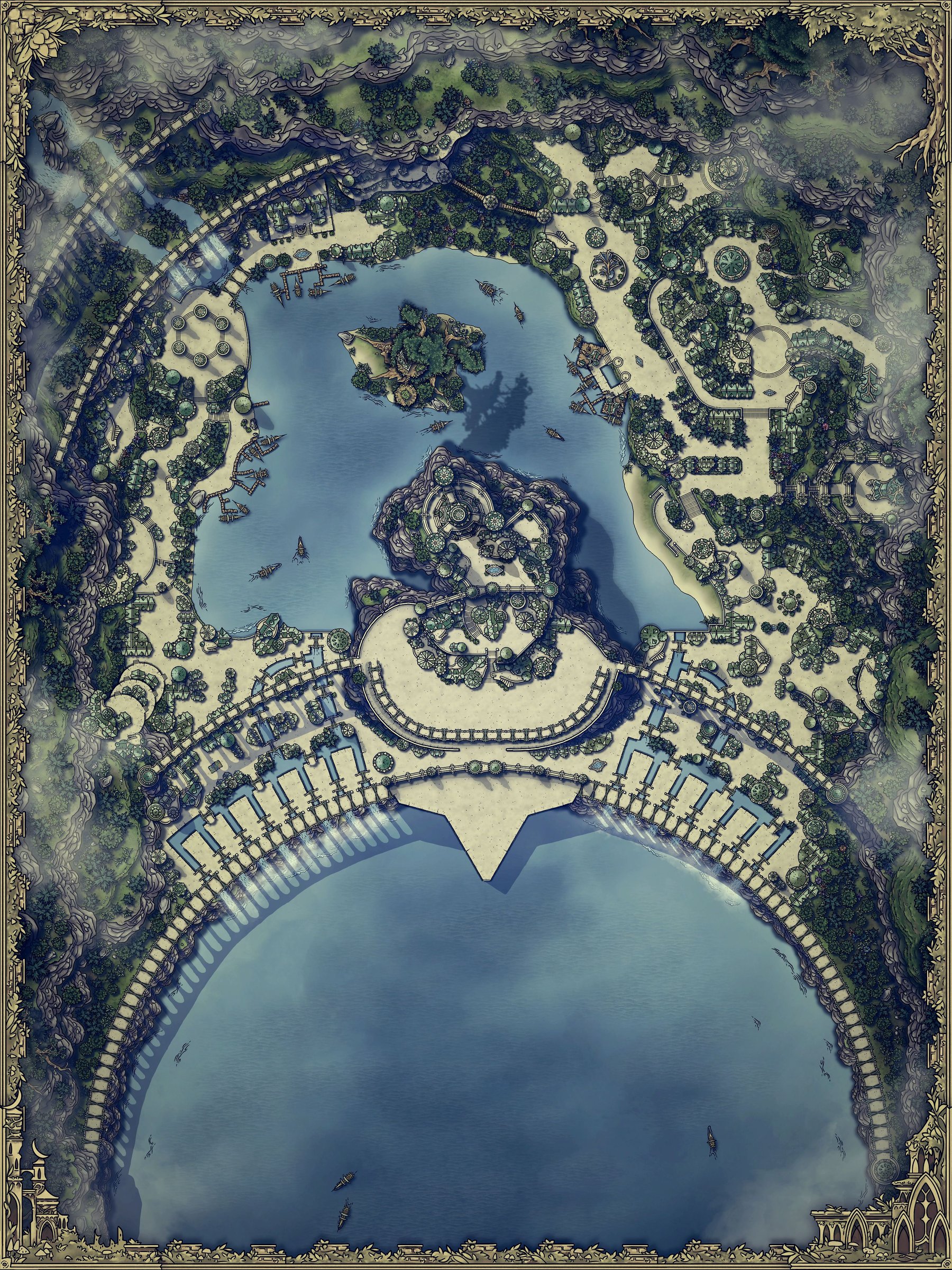 Elven Capital | Inkarnate - Create Fantasy Maps Online