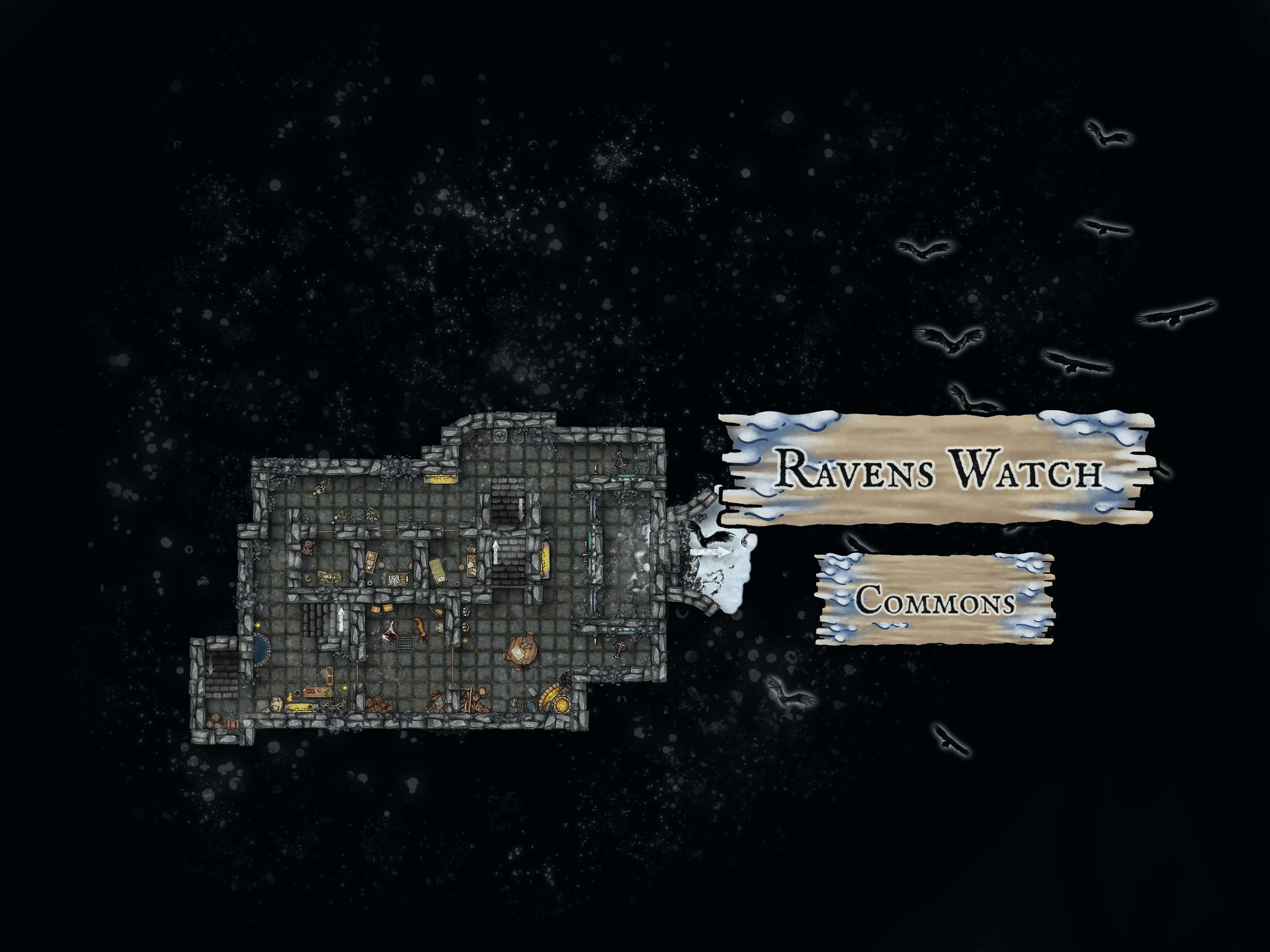Ravens Rest Ruins Level 2 | Inkarnate - Create Fantasy Maps Online