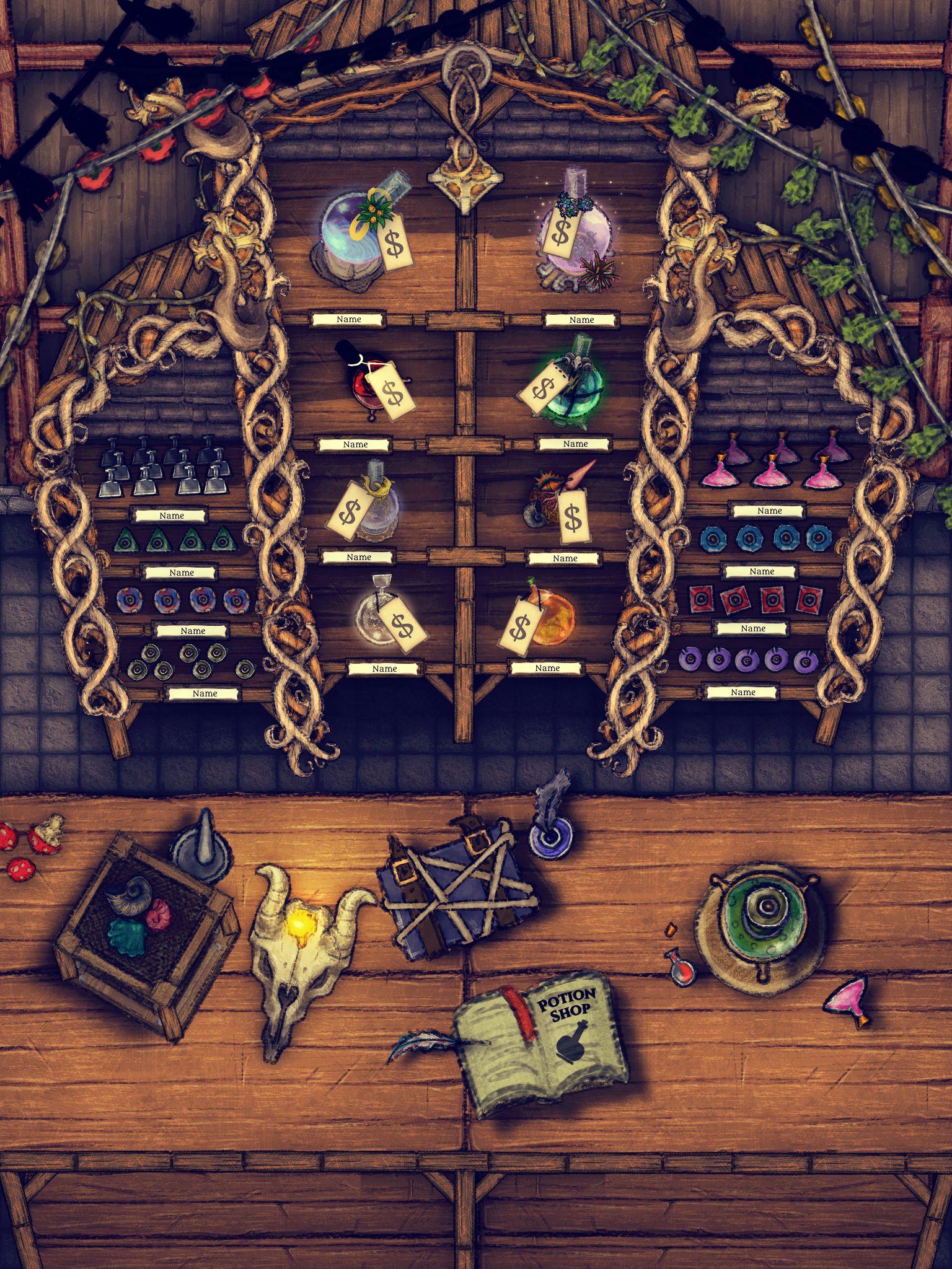 The Potion Shop | Inkarnate - Create Fantasy Maps Online