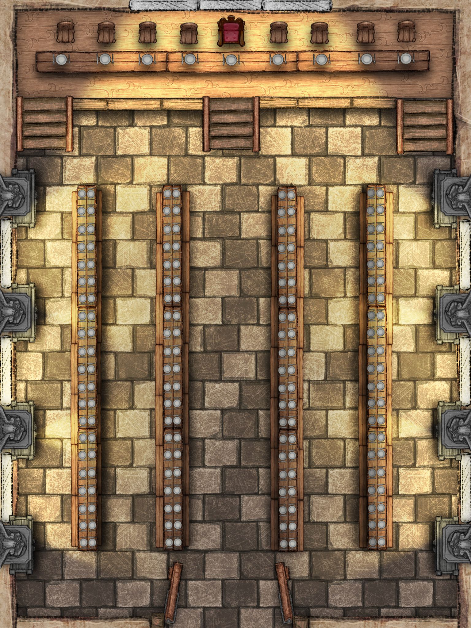 Harry Potter - Cafeteria | Inkarnate - Create Fantasy Maps Online