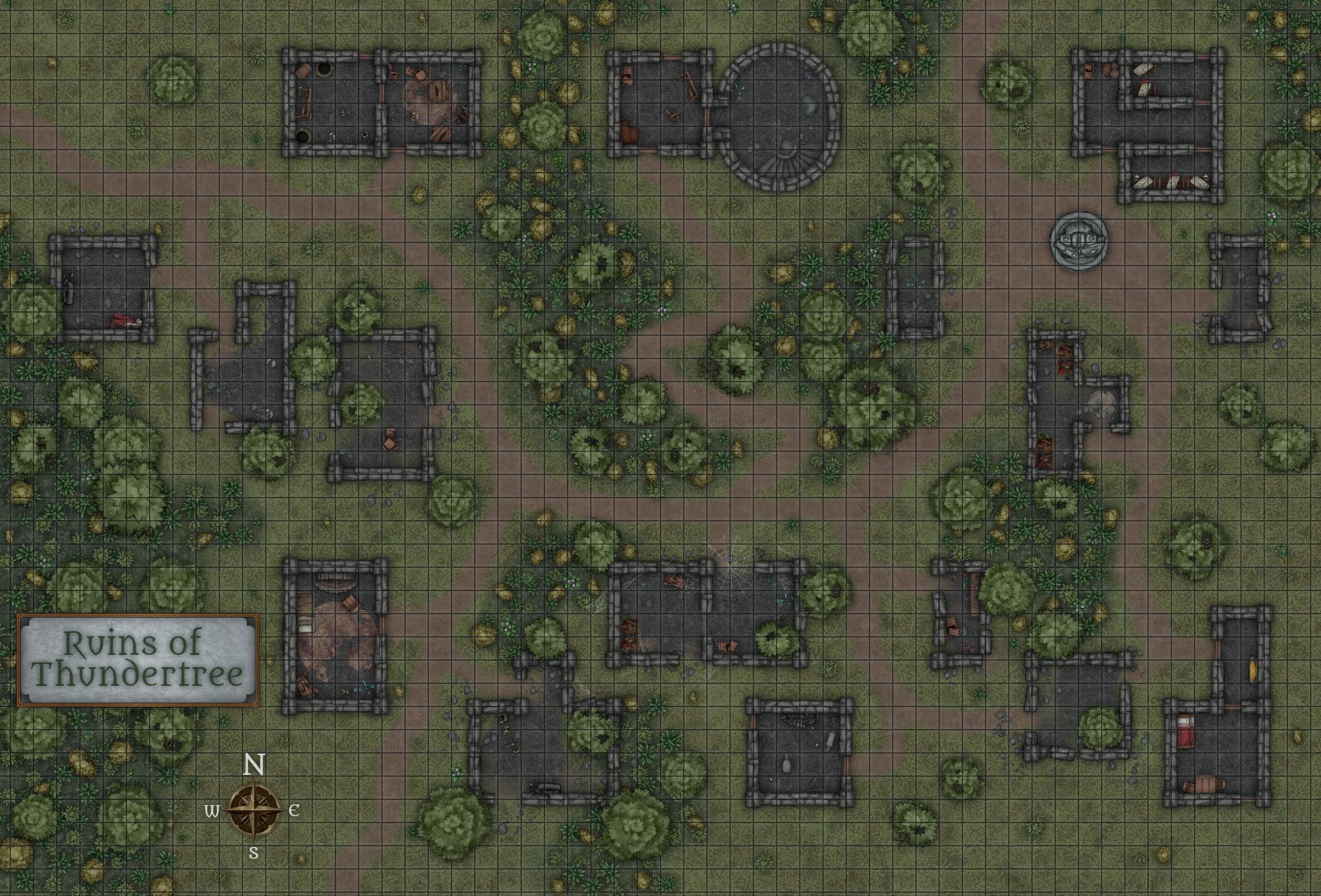 Ruins of Thundertree (Lost Mine of Phandelver) | Inkarnate - Create ...