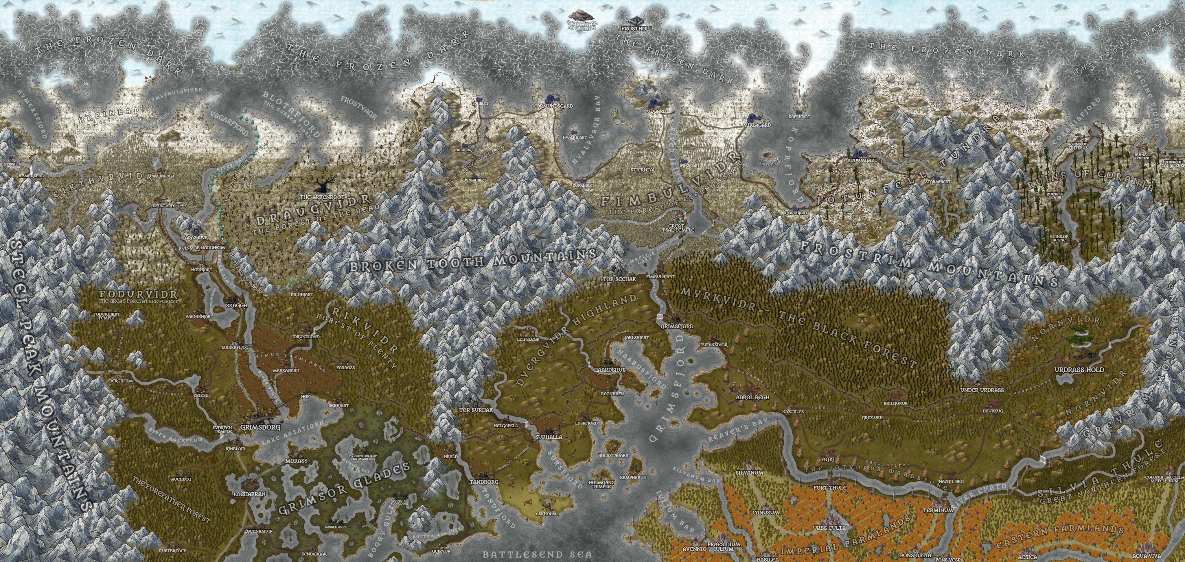 The North Geographical | Inkarnate - Create Fantasy Maps Online
