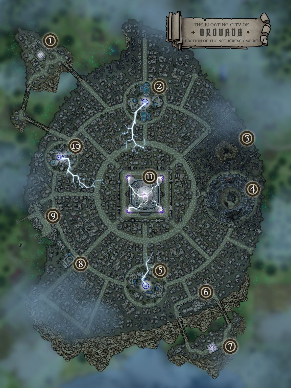 Floating City | Inkarnate - Create Fantasy Maps Online