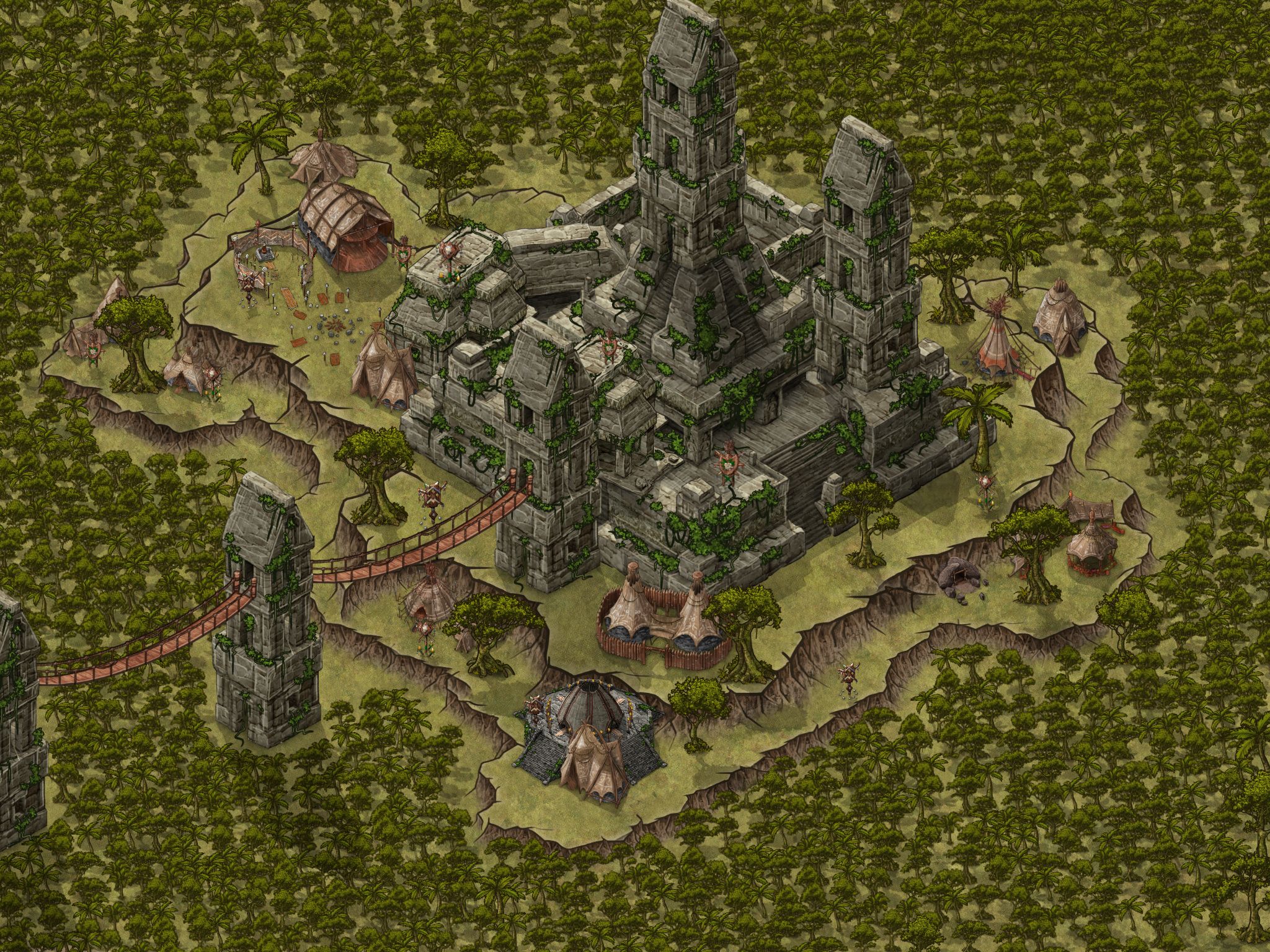 Jungle Temple | Inkarnate - Create Fantasy Maps Online